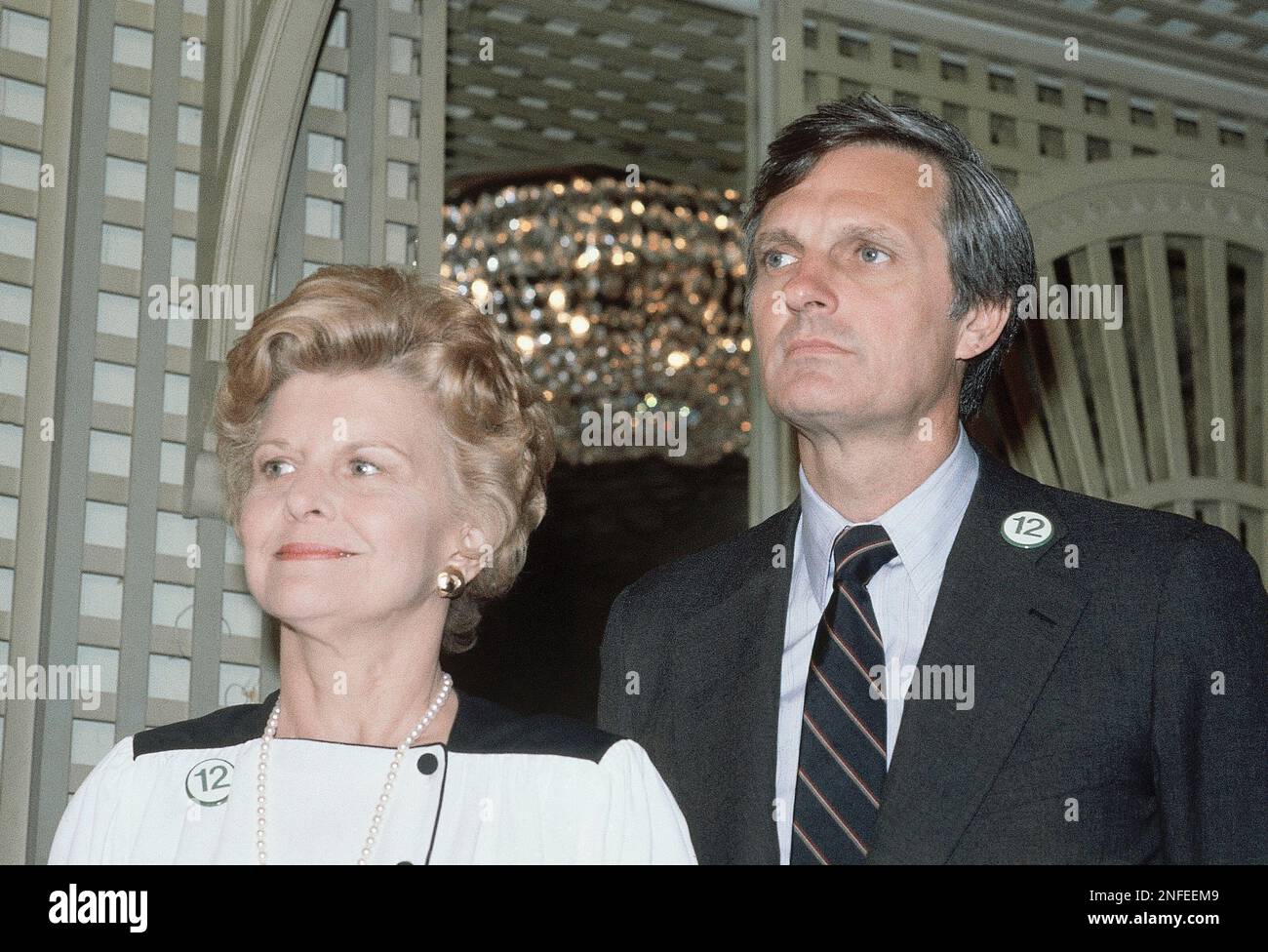 First lady Betty Ford, left, poses with actor Alan Alda at an ERA NOW ...