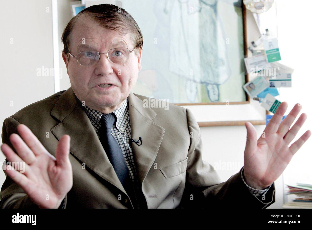 ** FILE ** In this June 5, 2006 file photo, French scientist Luc ...