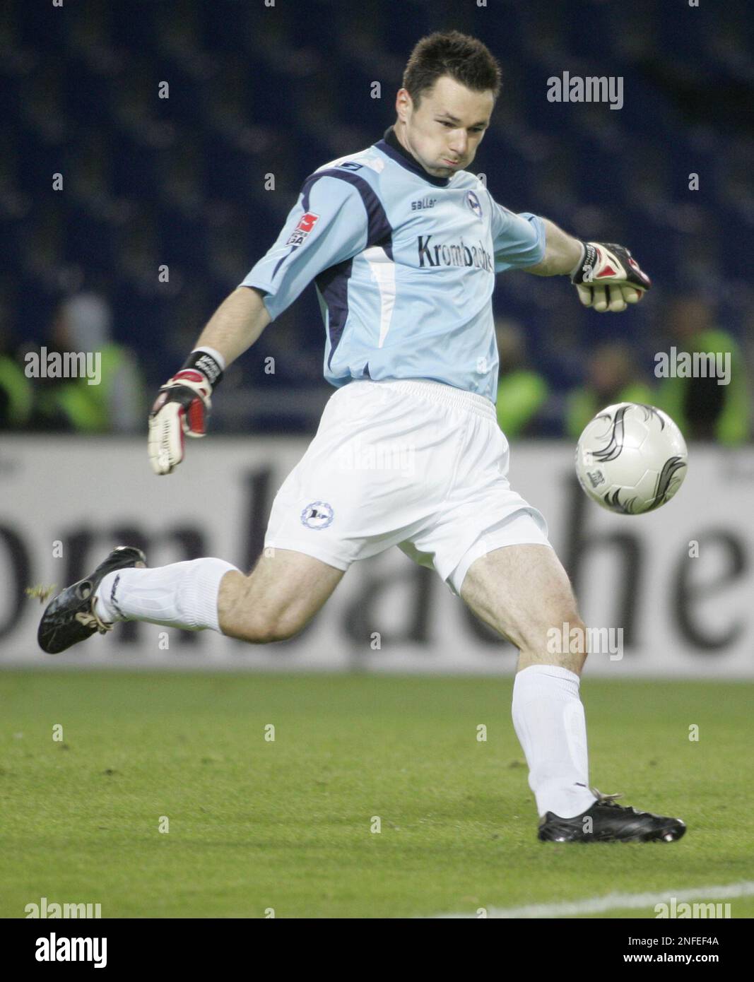 Bielefeld's Dennis Eilhoff during the German first division Bundesliga ...