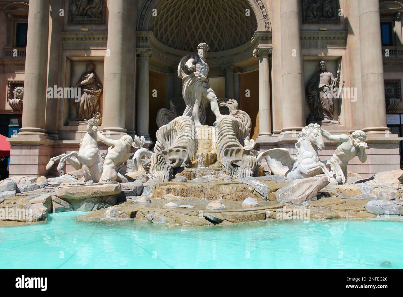 Caesars palace trevi fountain hi-res stock photography and images - Alamy