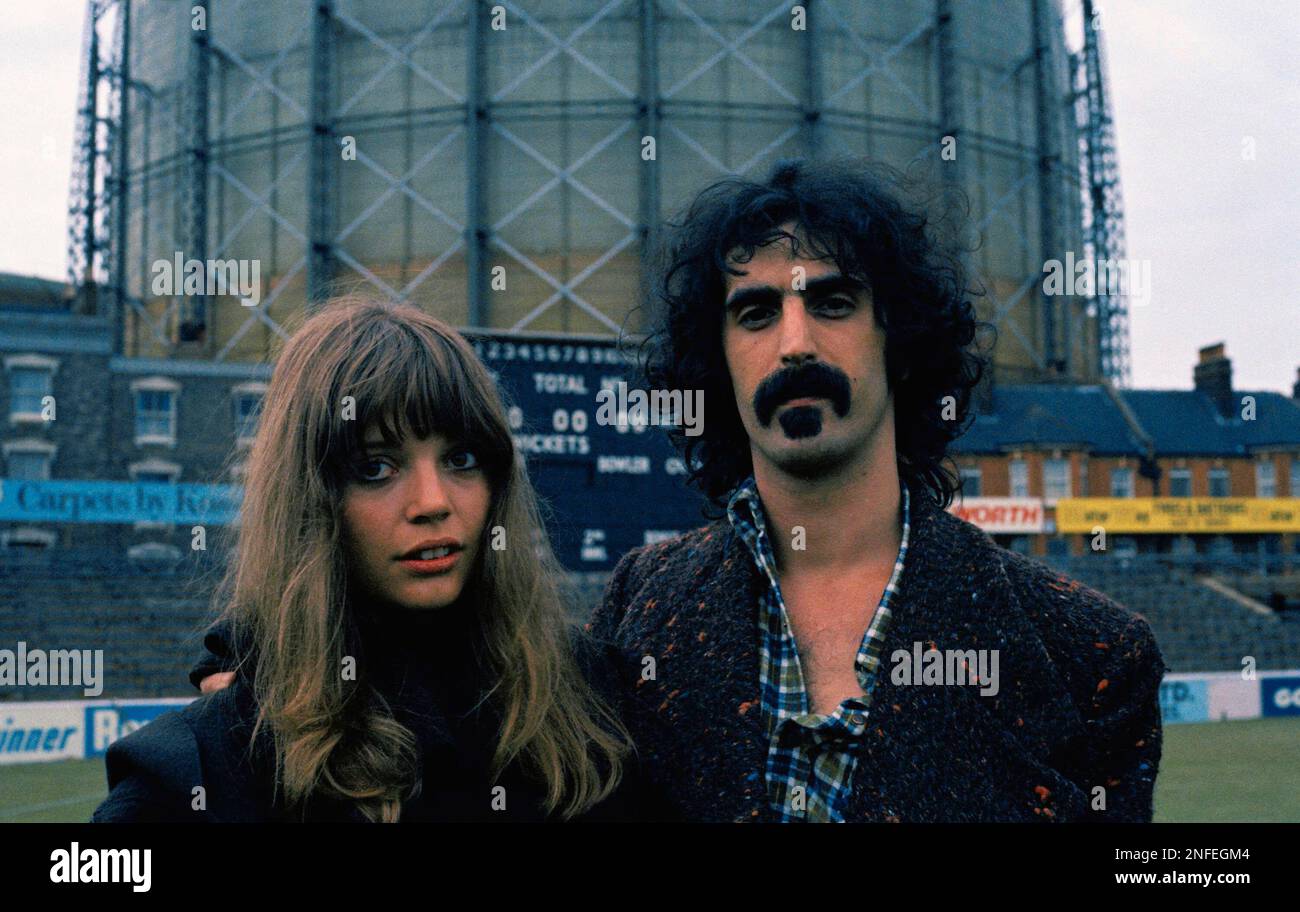 American avant-garde rock guitarist and composer Frank Zappa is ...