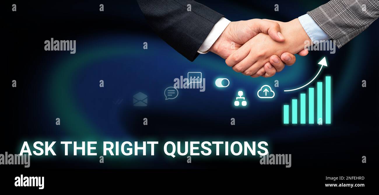 Writing Displaying Text Ask The Right Questions Business Overview Look