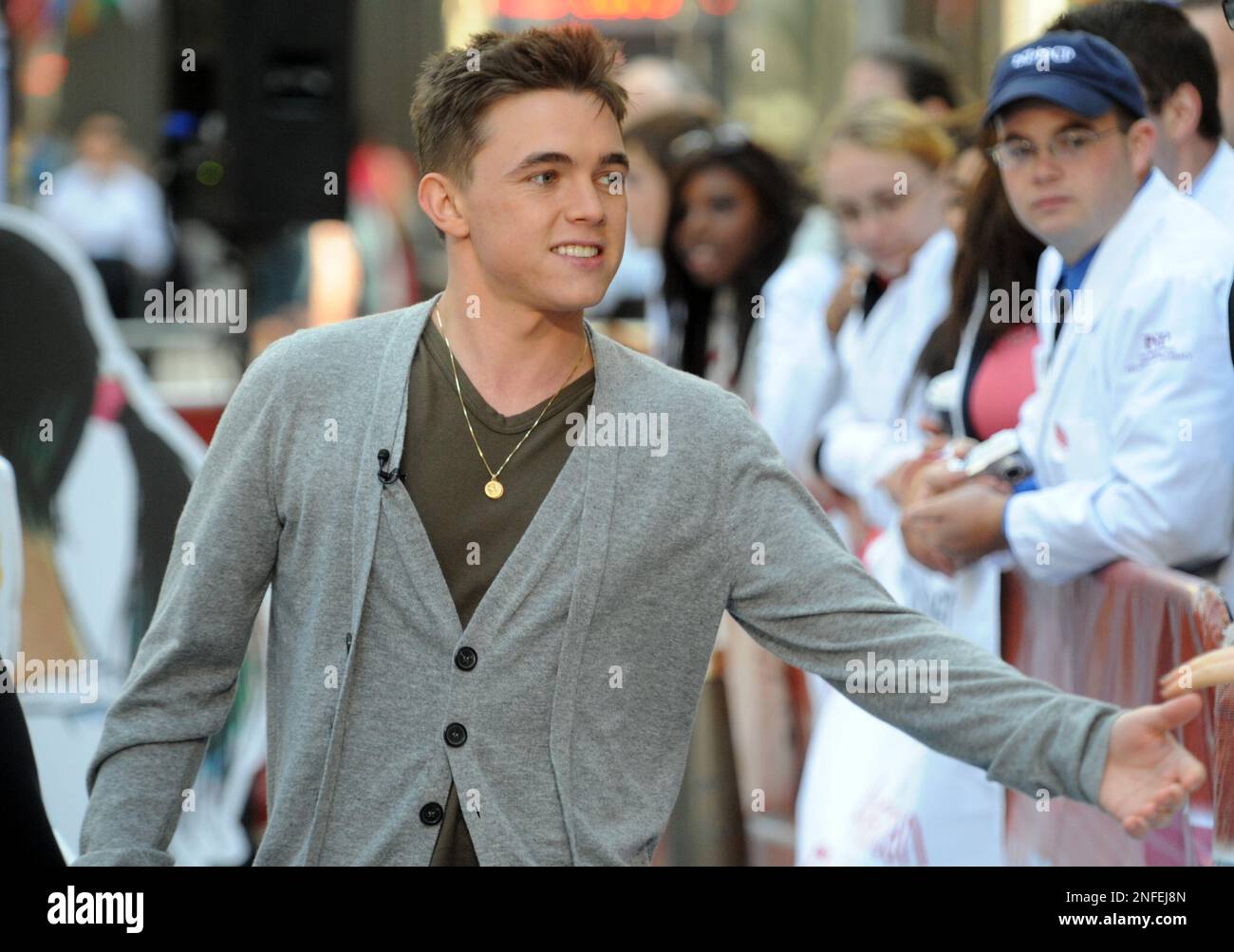 Musician Jesse McCartney on the plaza set of the "Today" show, Thursday ...