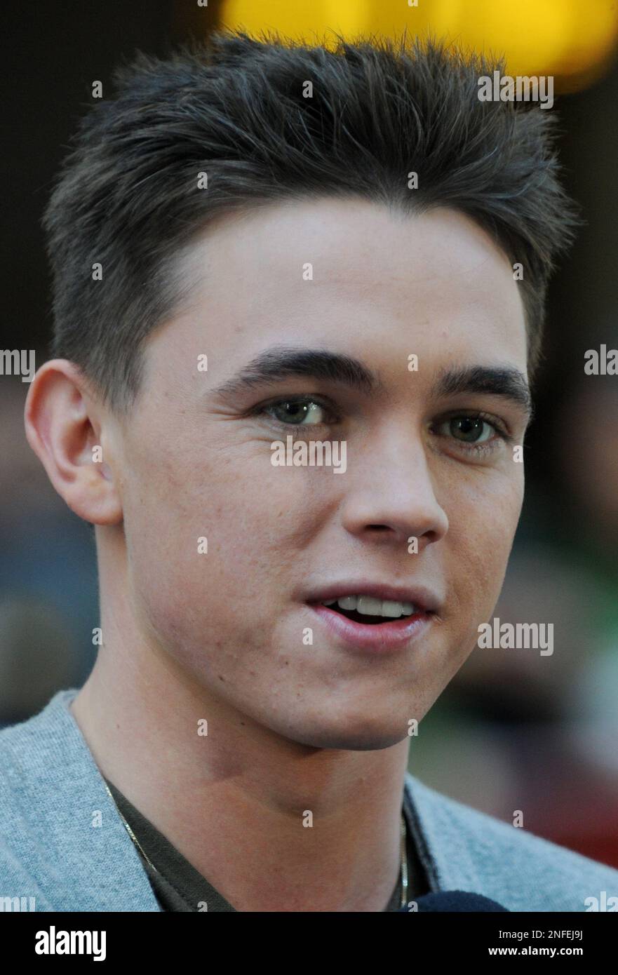 Musician Jesse McCartney on the plaza set of the "Today" show, Thursday ...