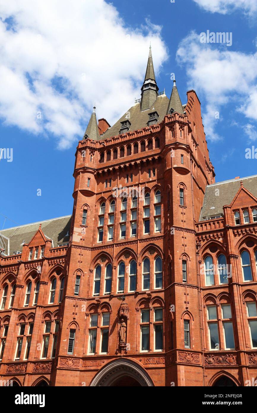 London, UK - Holborn Bars building. Grade II listed Victorian ...
