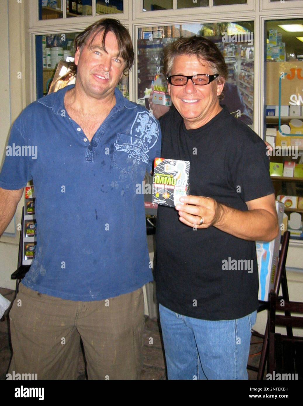 Gene Arnold and actor Anson Williams attend Gene Arnold's Hollywood ...