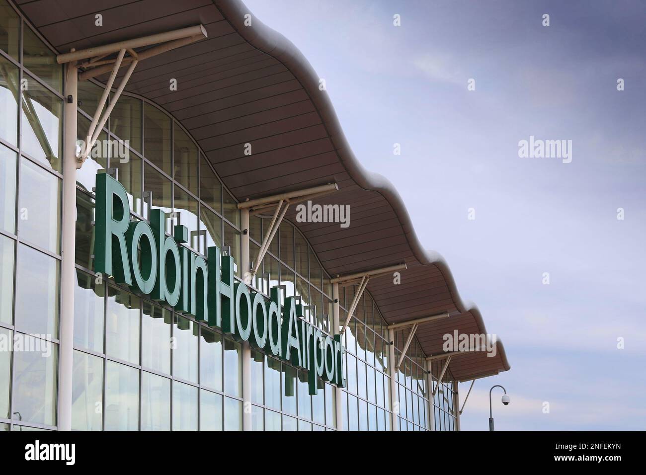 DONCASTER, UK - JULY 12, 2016: Exterior of Doncaster Sheffield Robin ...