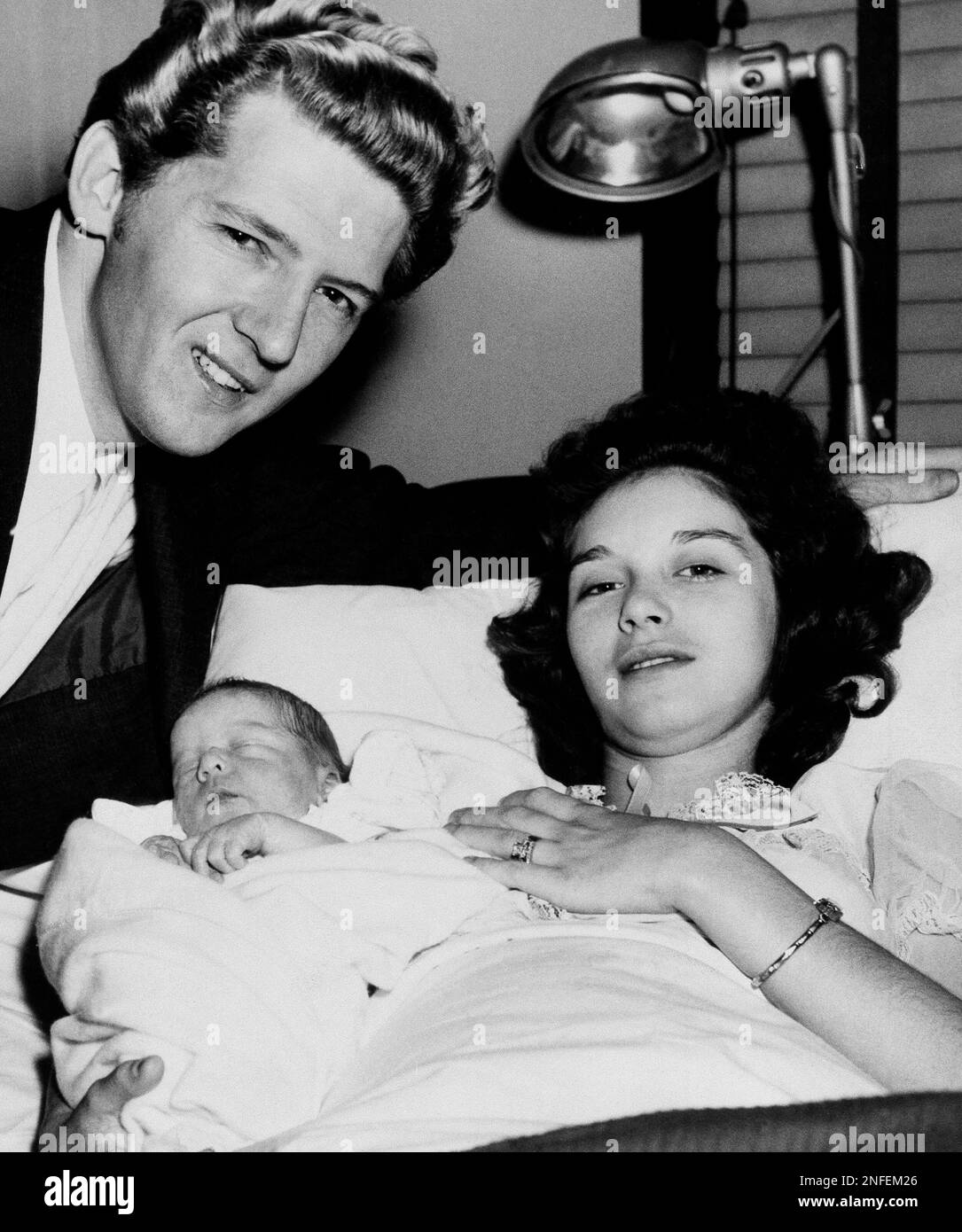 Rock 'n' roll singer Jerry Lee Lewis, left, and his 14-year-old wife ...