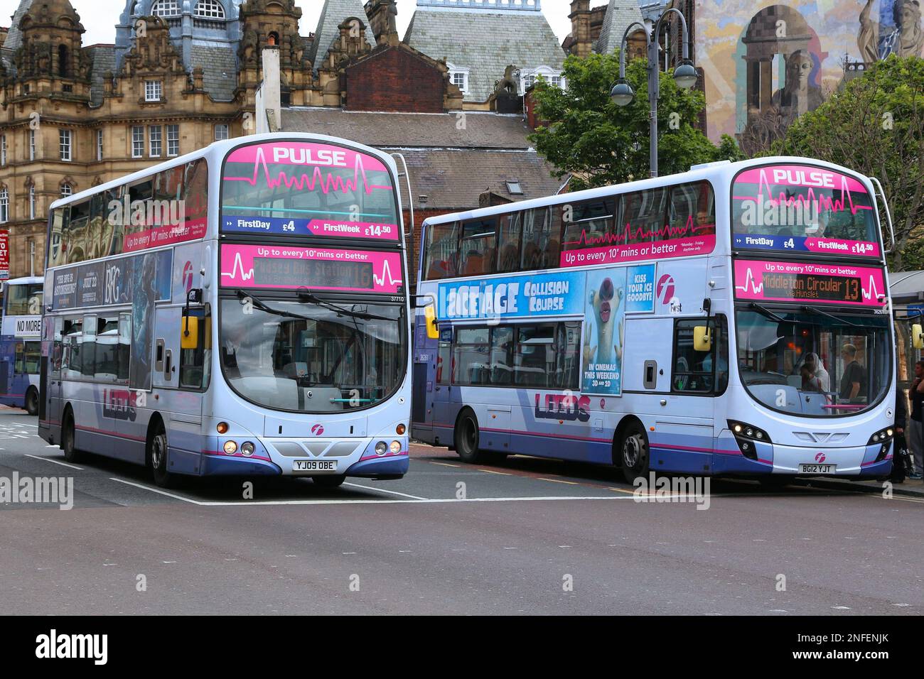 First leeds bus double decker hi-res stock photography and images - Alamy