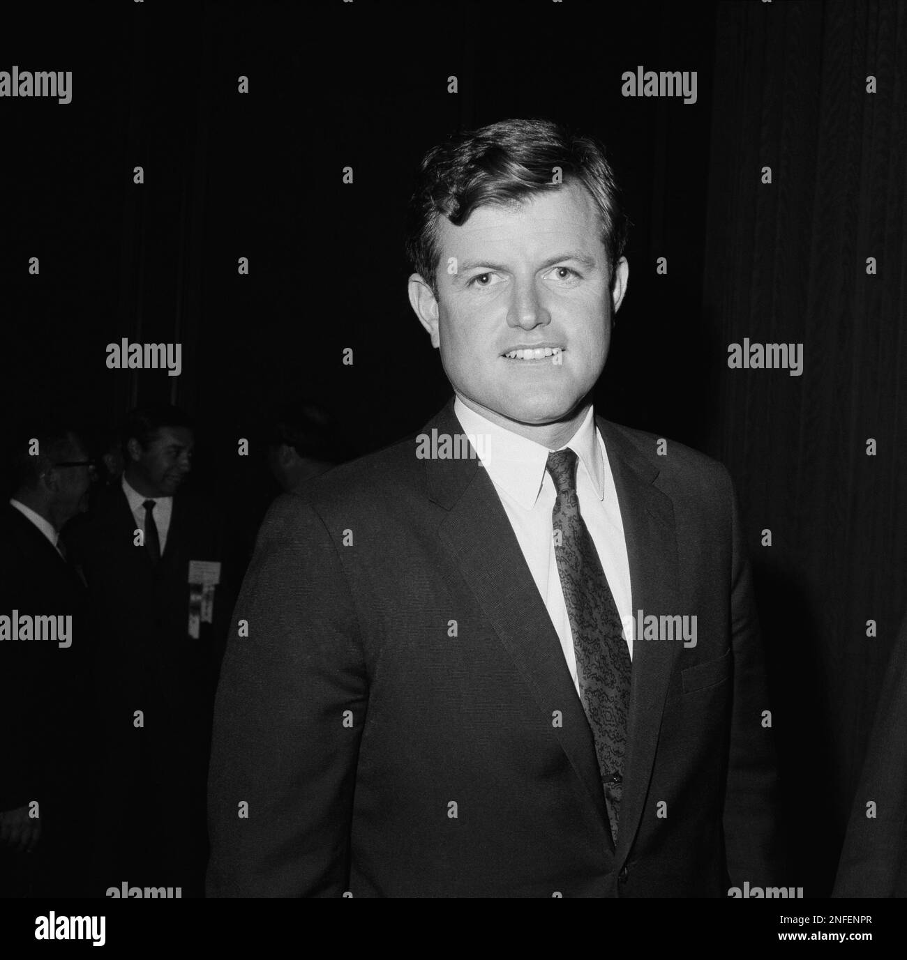 Sen. Edward Kennedy (D-Mass.), shown at the Hilton Hotel in New York ...