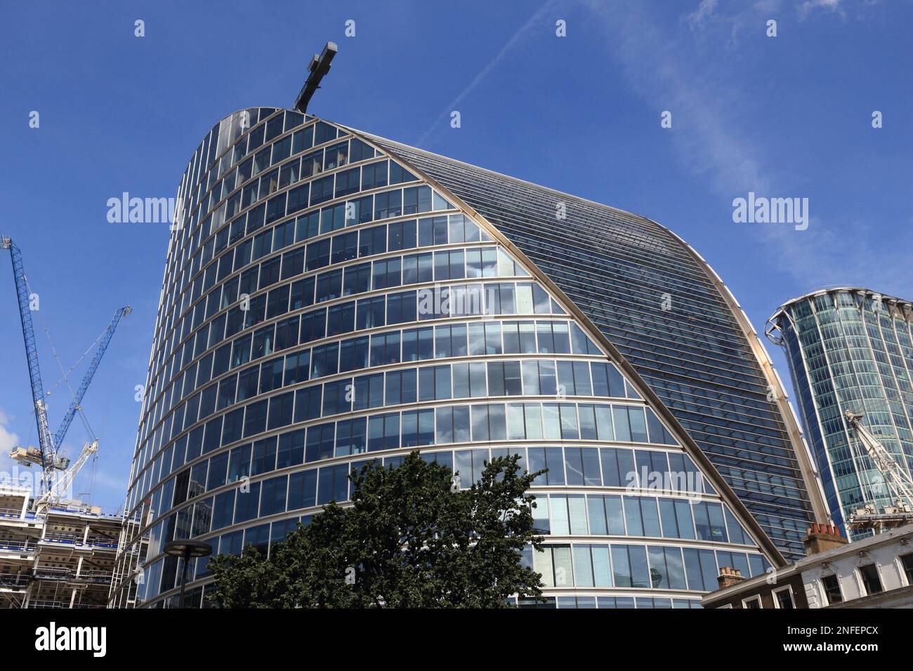 LONDON, UK - JULY 6, 2016: Moor House office building in London, UK ...