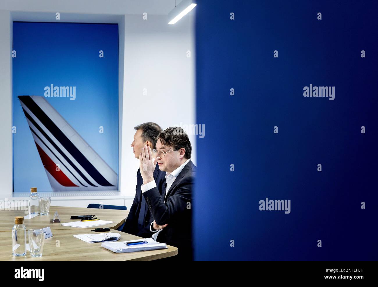 PARIS - Benjamin Smith, CEO Air France-KLM and Steven Zaat, CFO Air ...