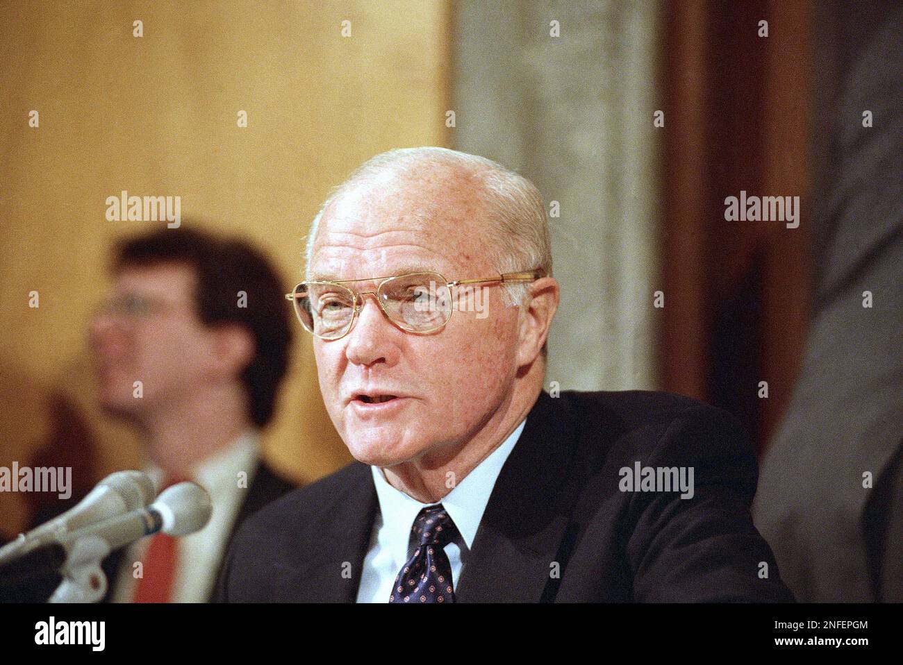 Sen. John Glenn (D-Ohio), chairman of the Senate Governments Affairs ...