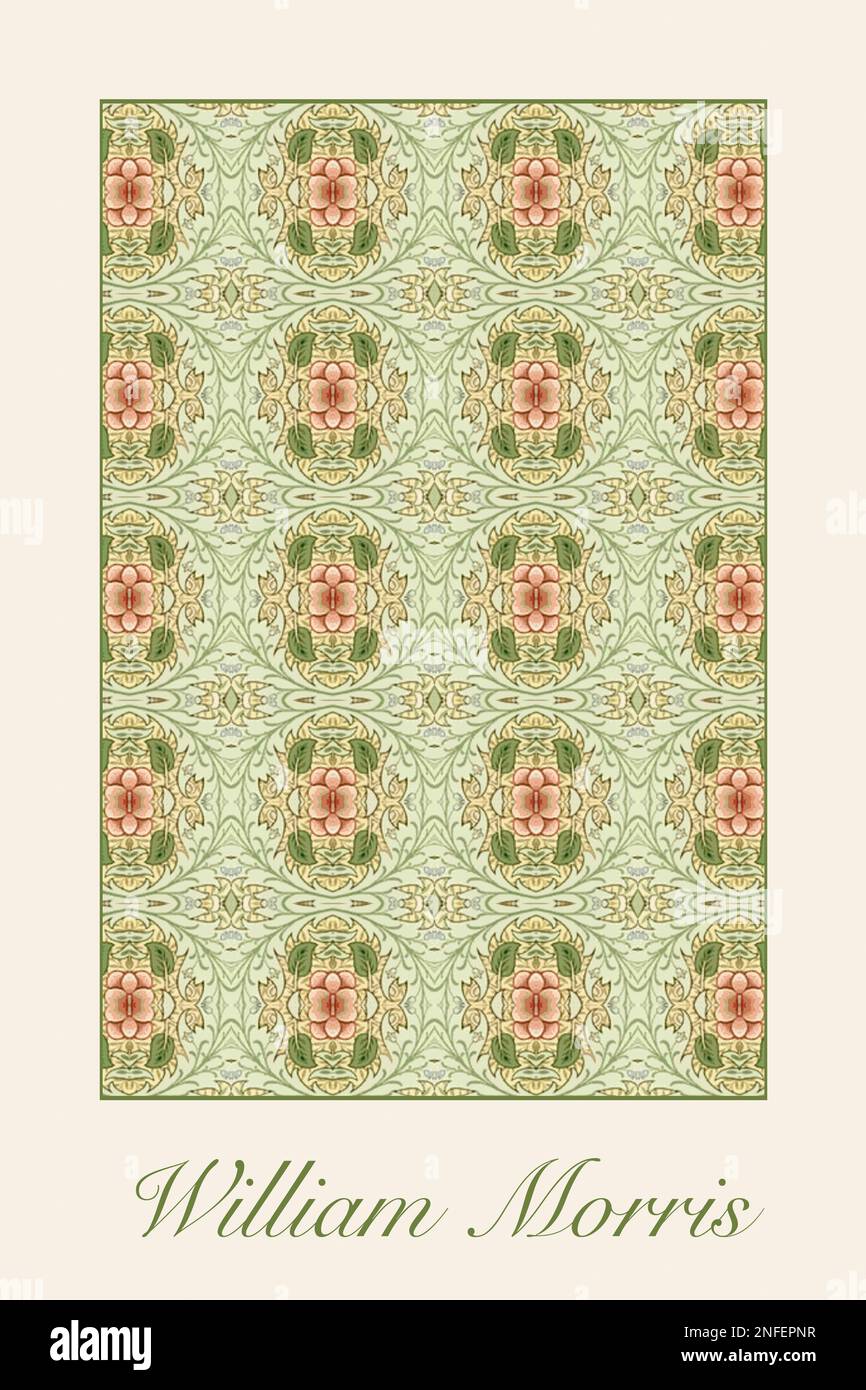 Printable botanical poster. Flowers, leaves in the illustration. Cover ...