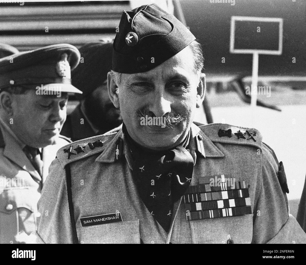 General Sam Manekshaw, chief of staff for the Indian Army, seen on ...