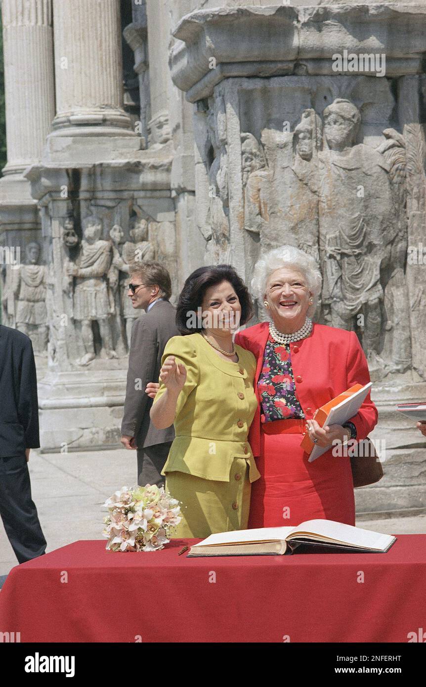 Mrs. Anna Maria De Mita, wife of the Italian caretaker Prime Minister ...