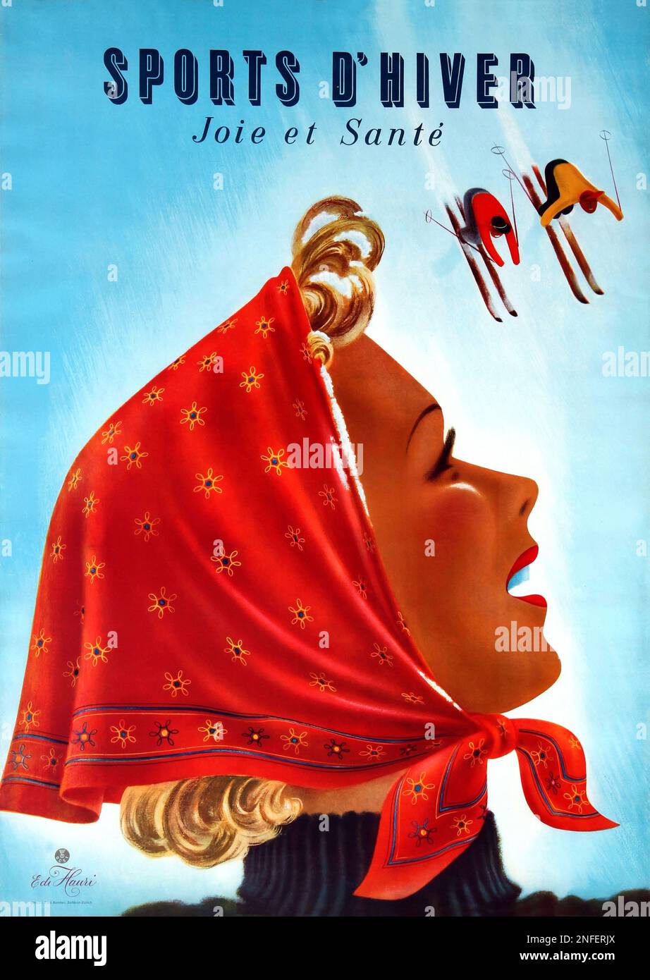 Vintage french health propaganda poster hi-res stock photography and ...