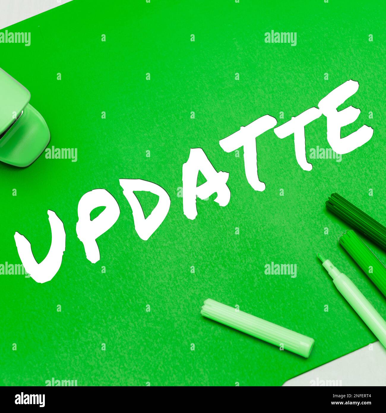 Conceptual caption Update. Business idea Up to date Make something more ...