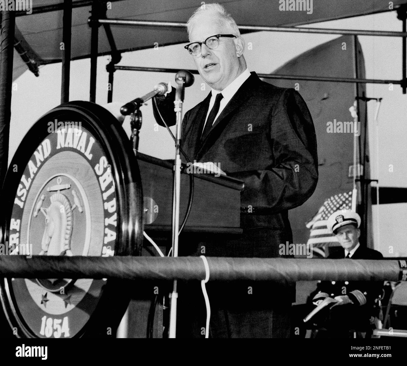 On board the Polaris missile-firing submarine Woodrow Wilson, U.S ...
