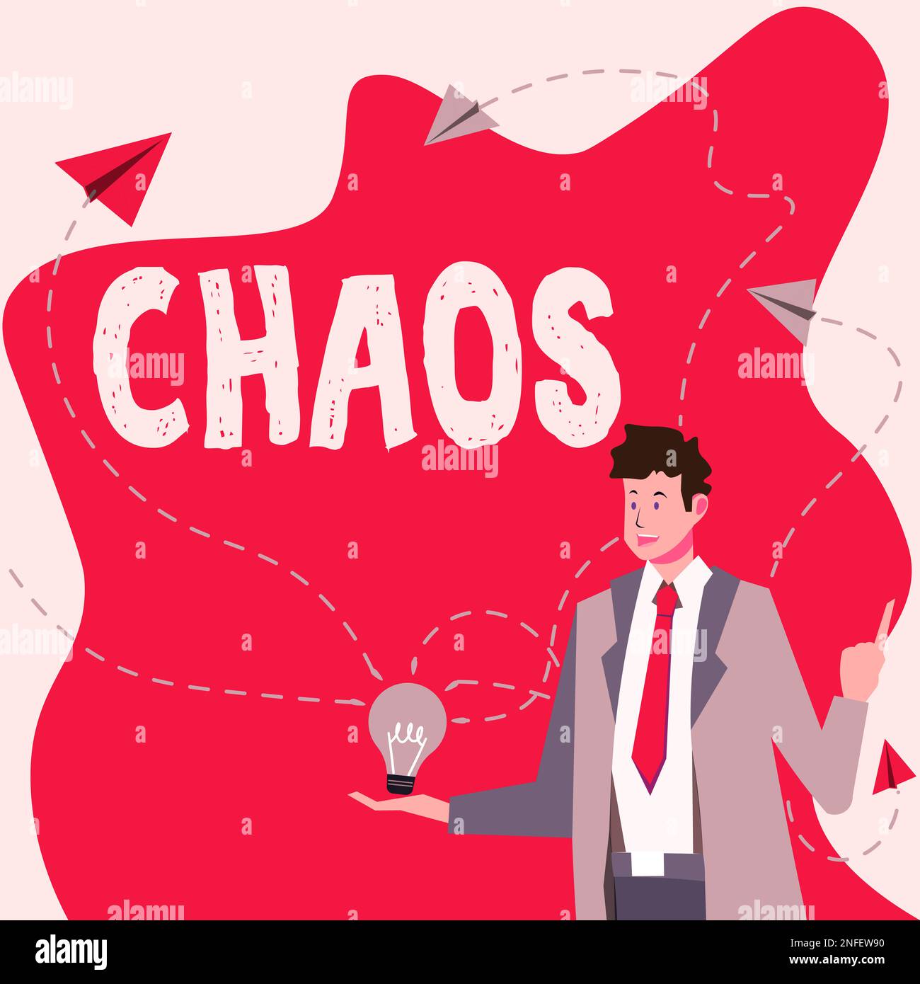 Sign displaying Chaos. Business approach Complete disorder and great ...