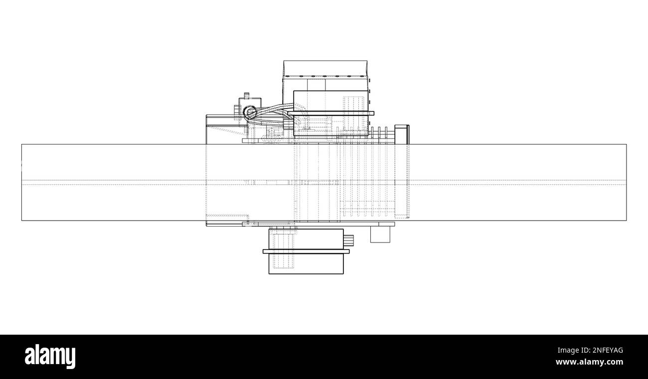 Mechanical engineering machine shop Black and White Stock Photos ...