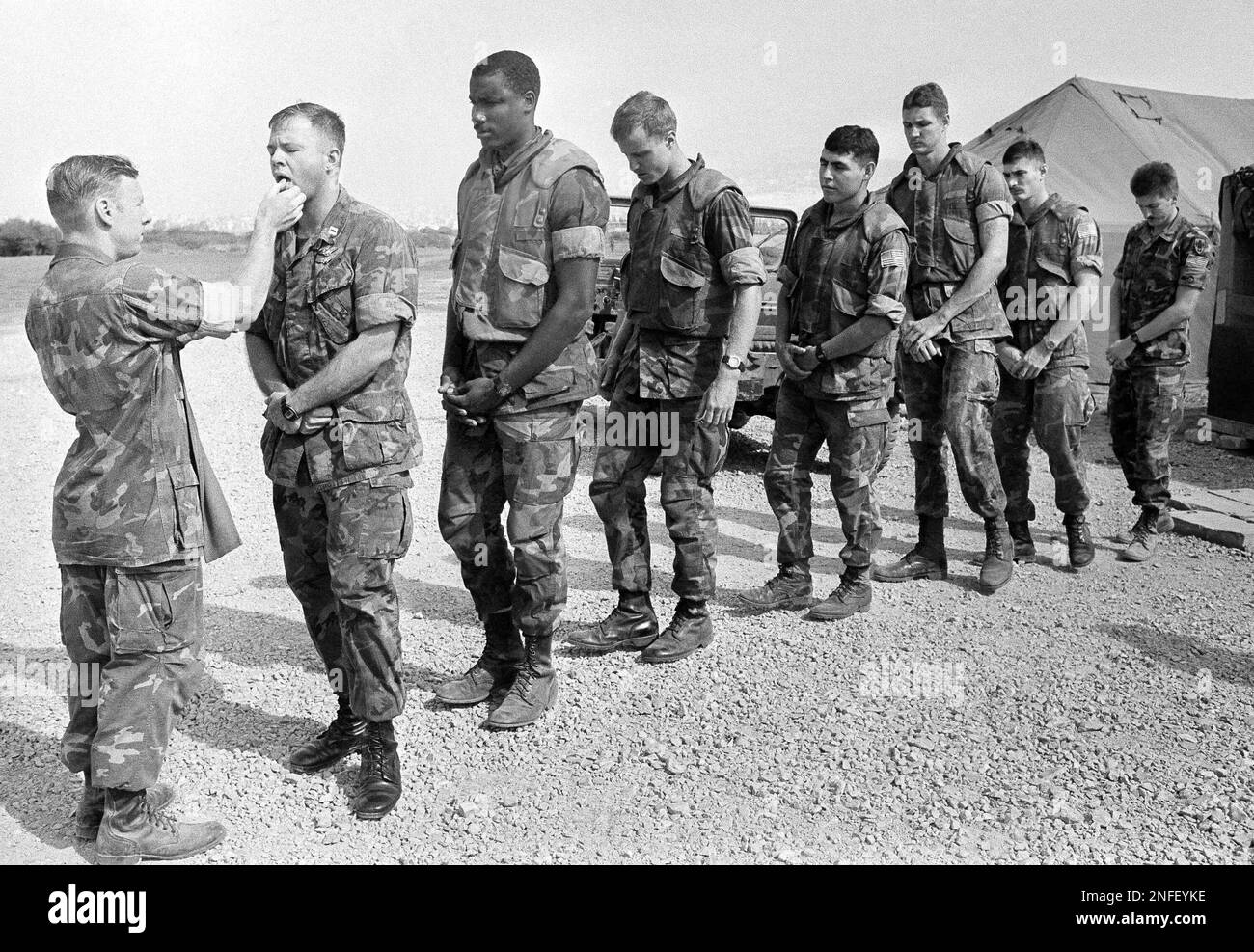 An open air communion following a Catholic Mass was held at the United ...