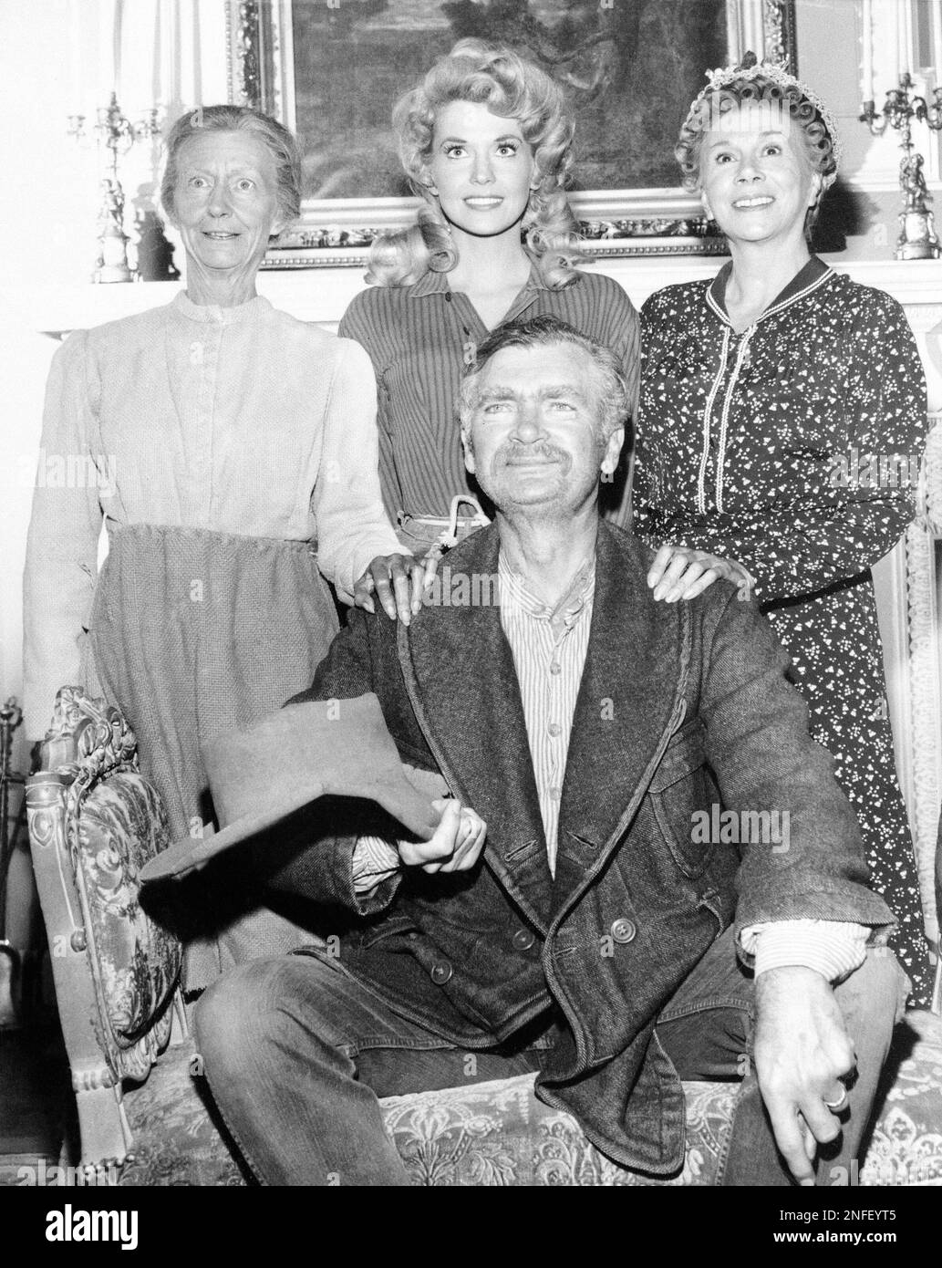 Television sitcom "family," the Clampetts, of the series "The Beverly ...