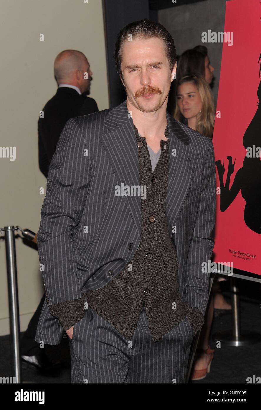 Actor Sam Rockwell attends a special screening of 'Choke' at Sunshine ...