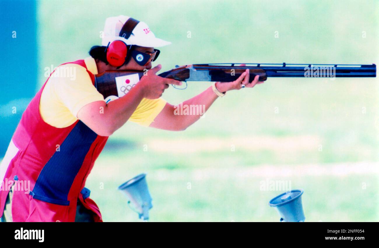 Japan's Kazumi Watanabe aims his way to a silver medal in the Olympic ...