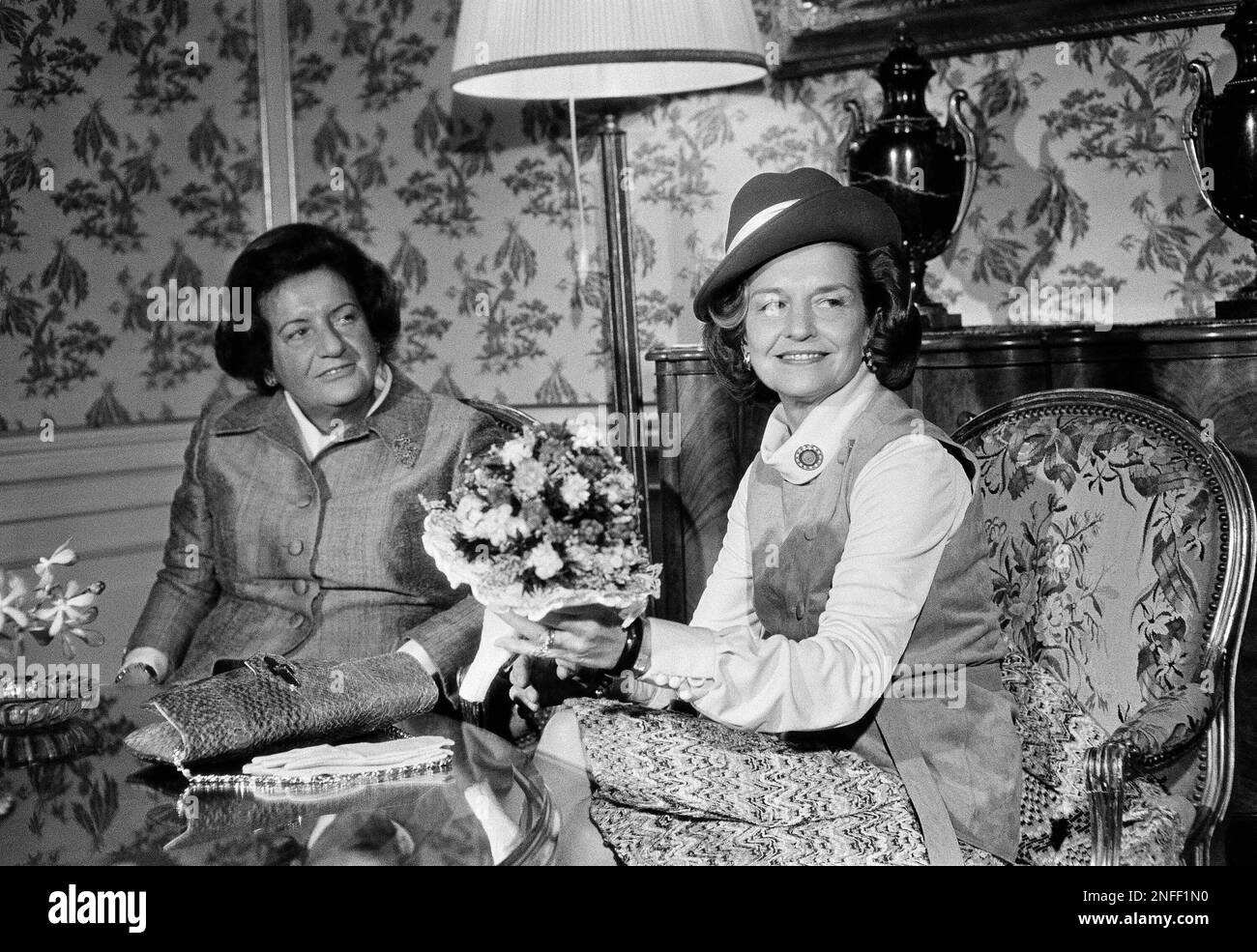 Vera Kreisky, left, wife of the Austrian Federal Chancellor Bruno ...