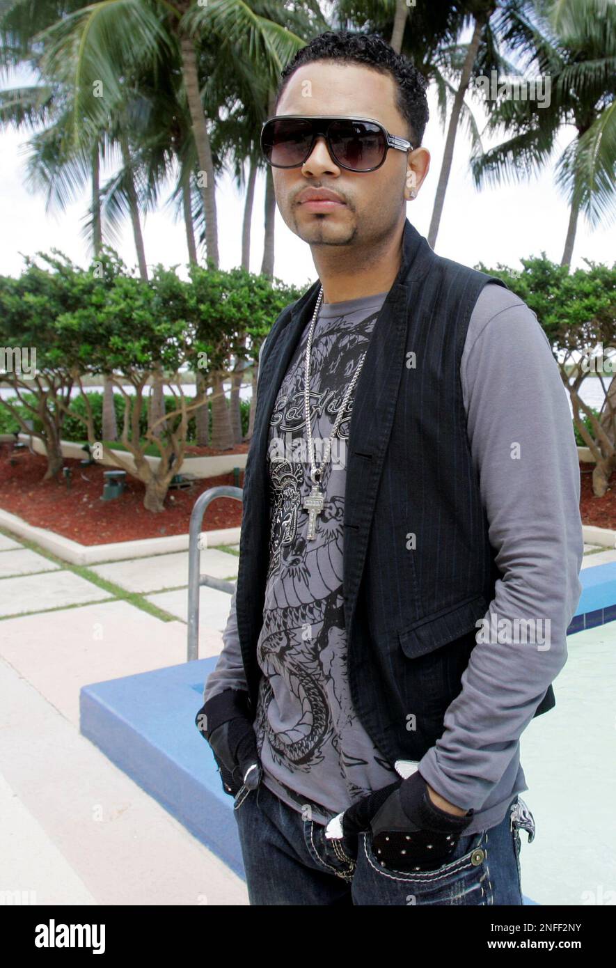 Latin singer Toby Love, pictured in Miami, Florida, Monday, Sept. 22 ...