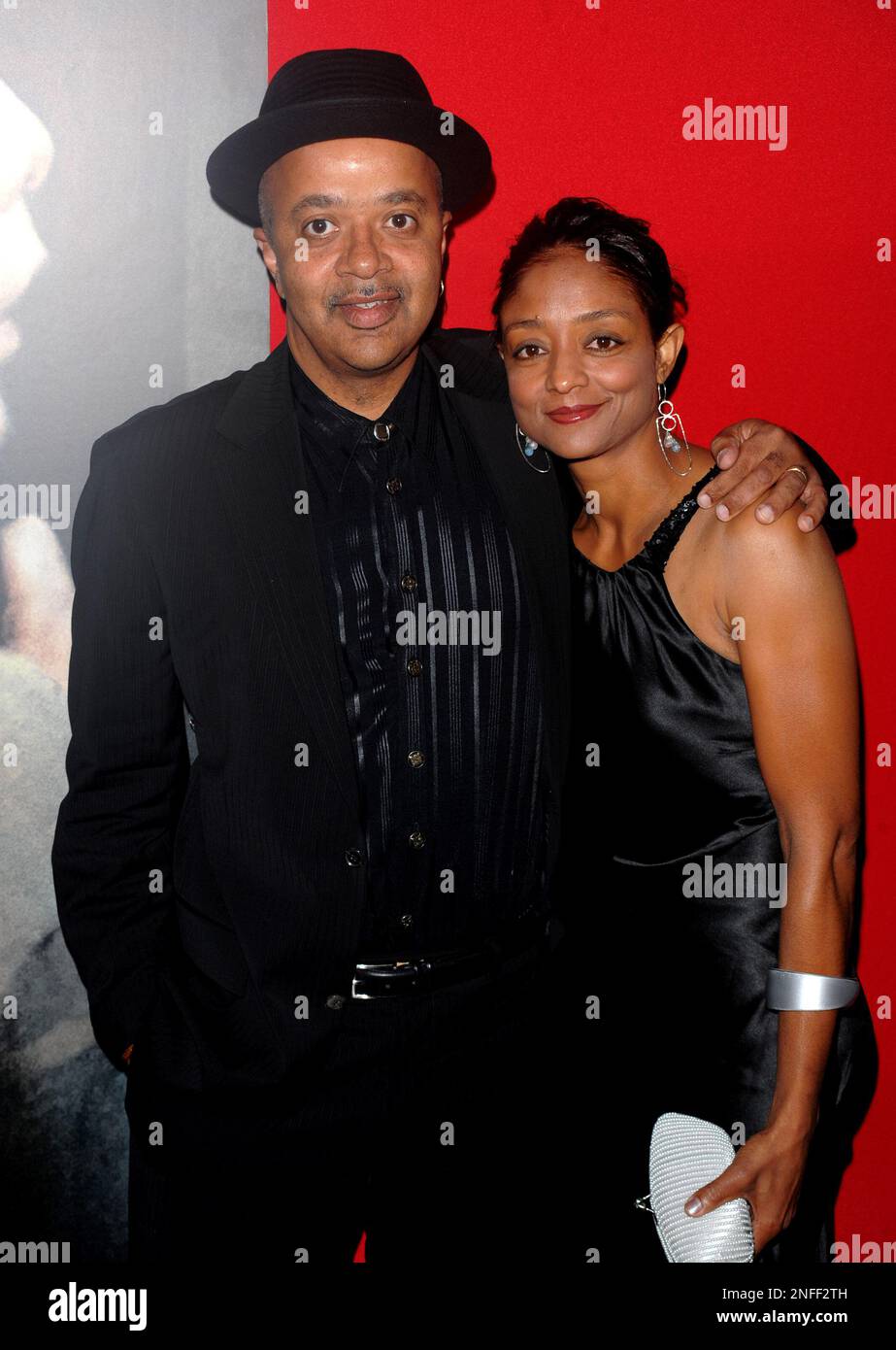 Actor James McBride and wife arrive at the premiere of "Miracle at St ...