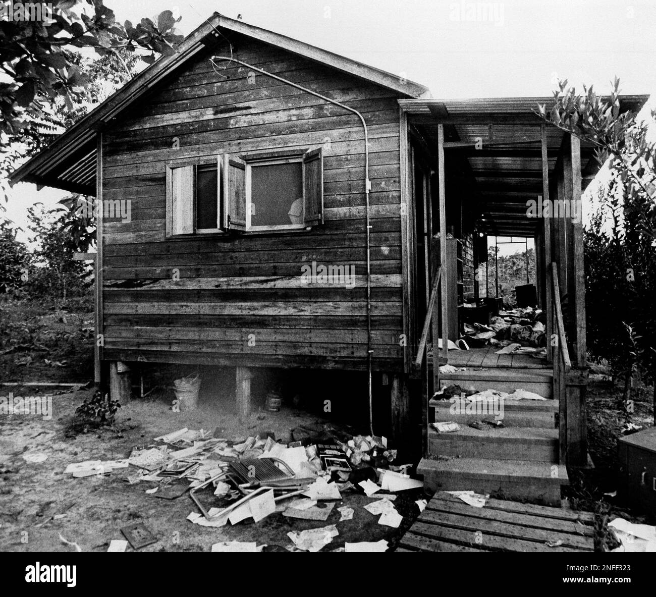This is the home of Rev. Jim Jones, Nov. 26, 1978, Jonestown, Guyana ...