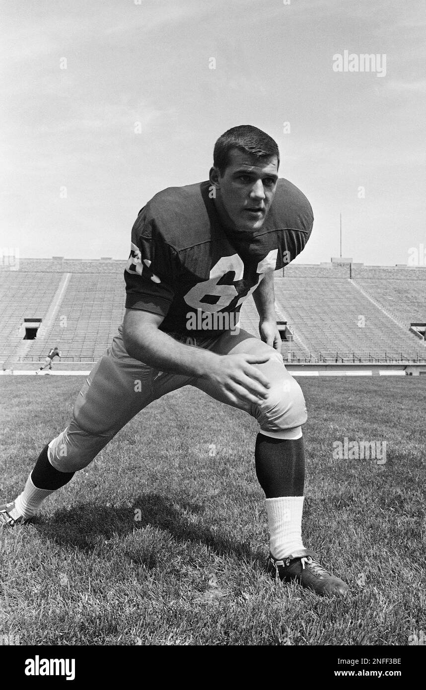 Notre Dame guard Jim Lynch is pictured in Chicago, May 13, 1965. (AP ...