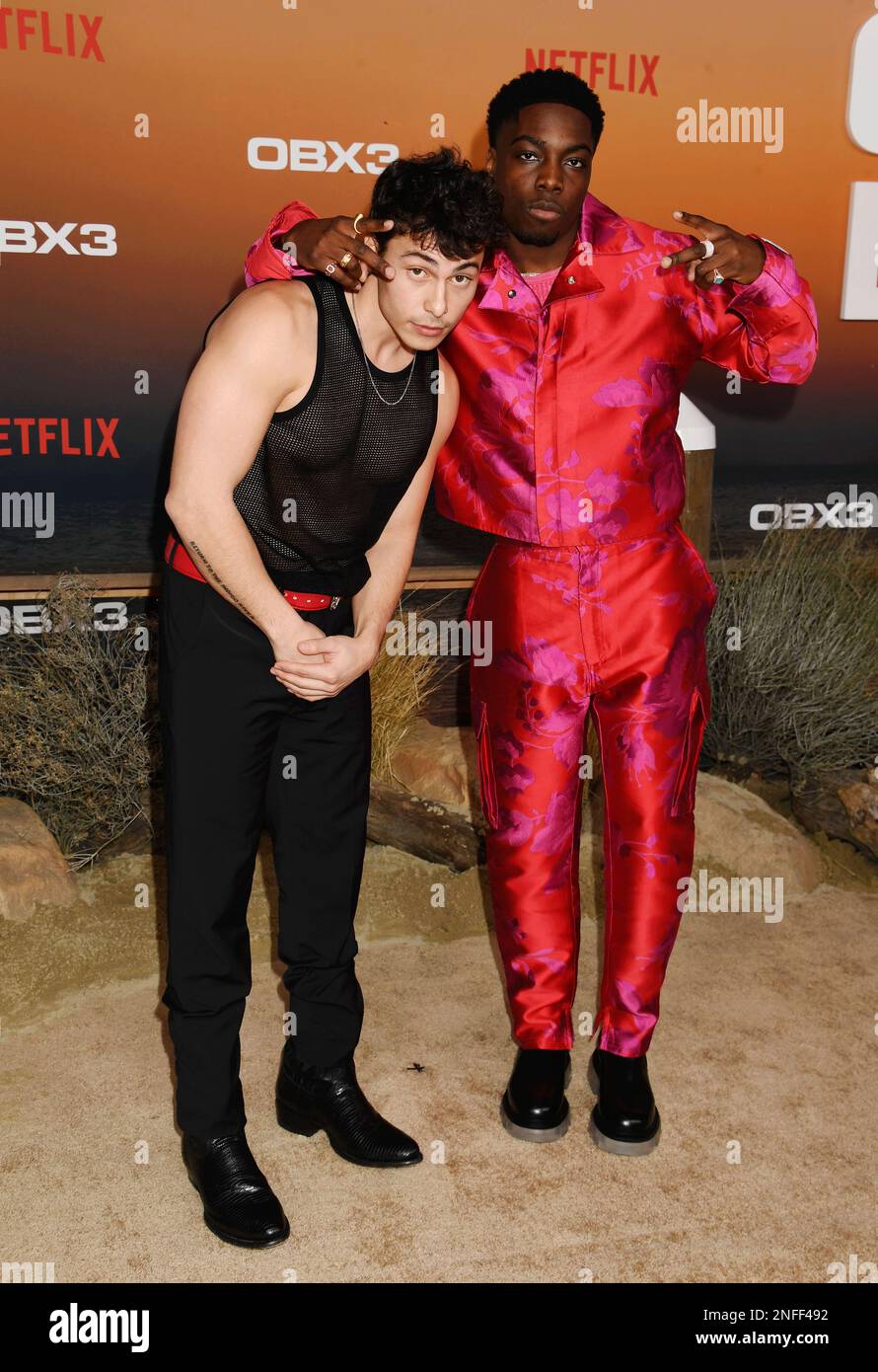 Los Angeles, California, USA. 16th Feb, 2023. (L-R) Nicholas Cirillo ...