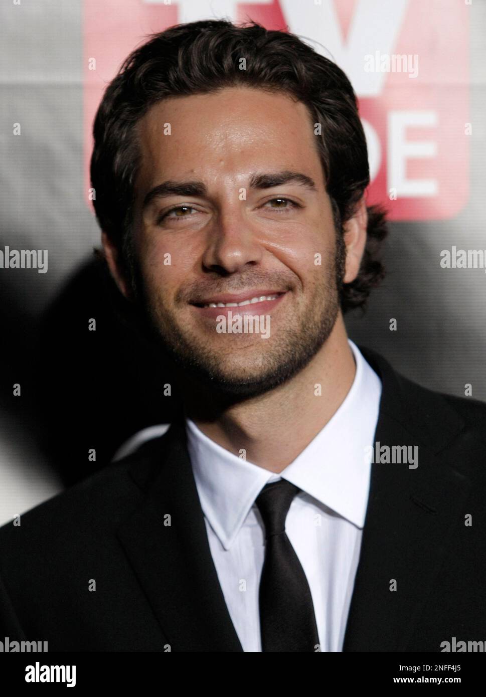 Actor Zachary Levi poses on the press line at the TV Guide Emmy After ...