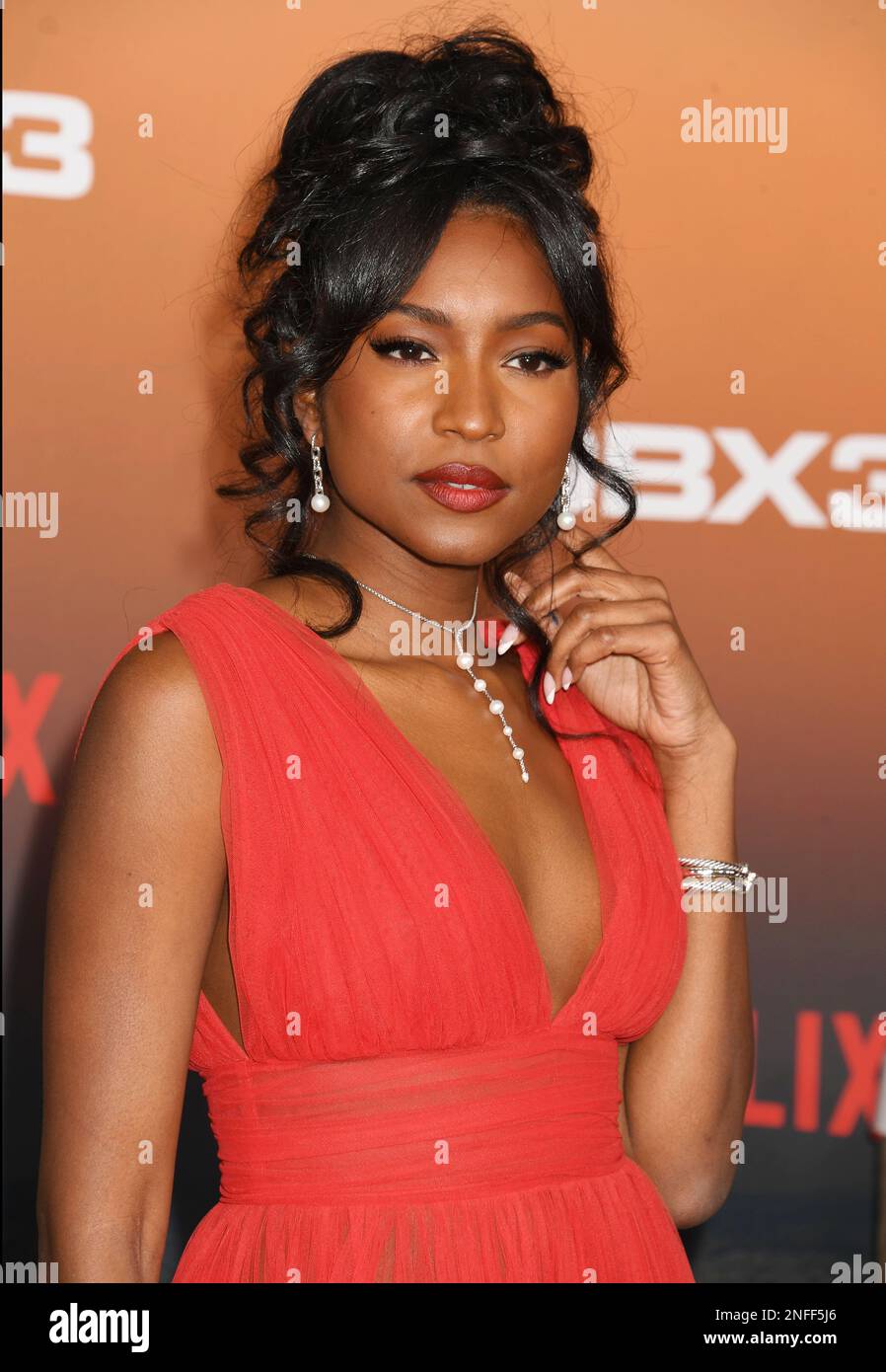 Los Angeles, California, USA. 16th Feb, 2023. Carlacia Grant attends the Los Angeles premiere of ...