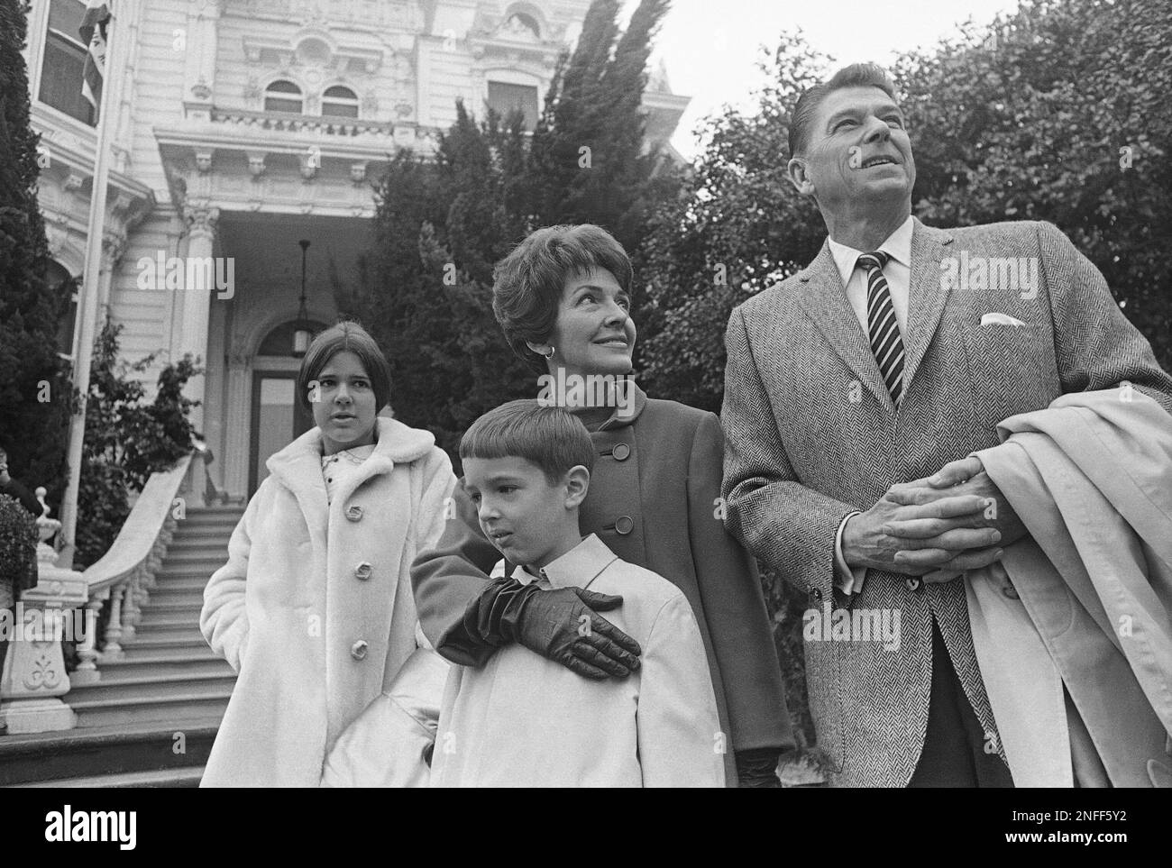 Ronald Reagan, California's Republican governor-elect, poses for ...