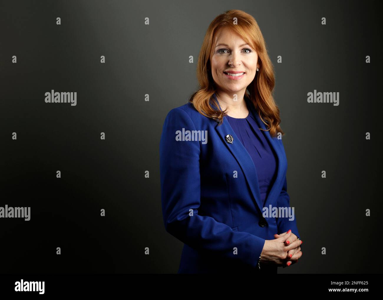 Studio headshot portrait of Ash Regan MSP, First Minister SNP Candidate ...