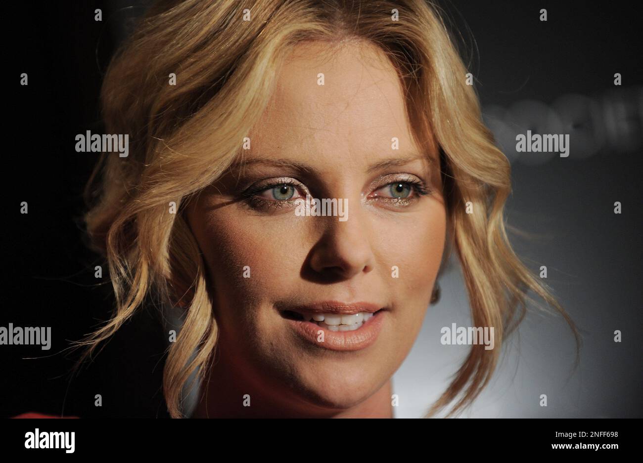 Actress Charlize Theron attends a Film Society hosted screening of ...