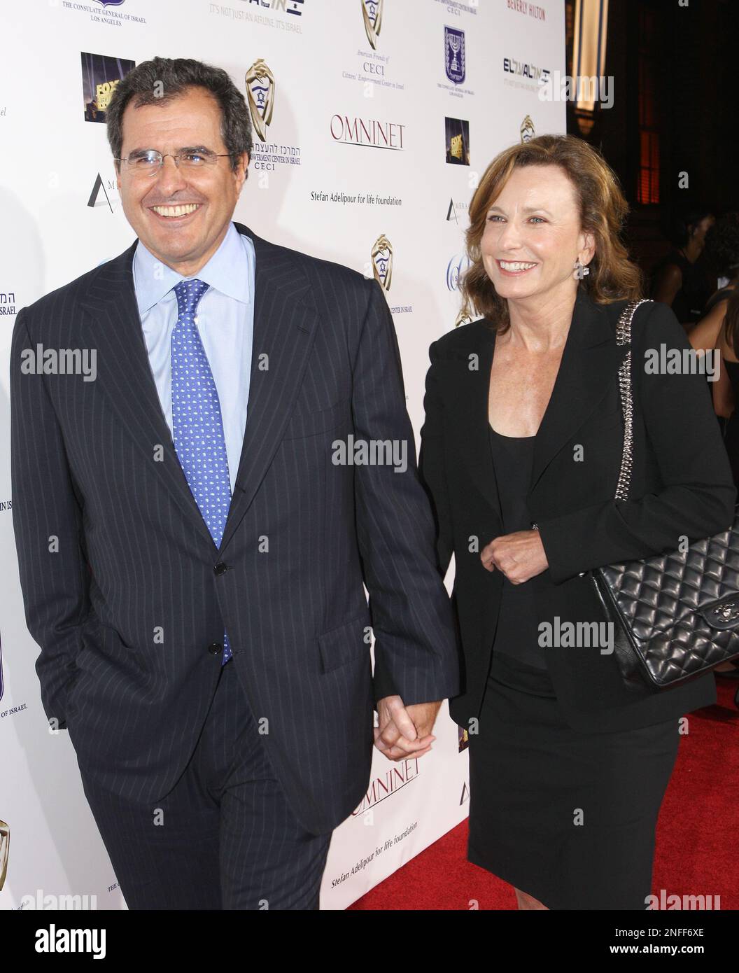 COO and President of News Corporation Peter Chernin, left, and wife ...