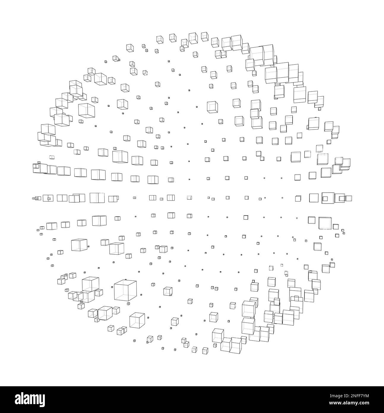 Abstract sphere background Stock Photo - Alamy
