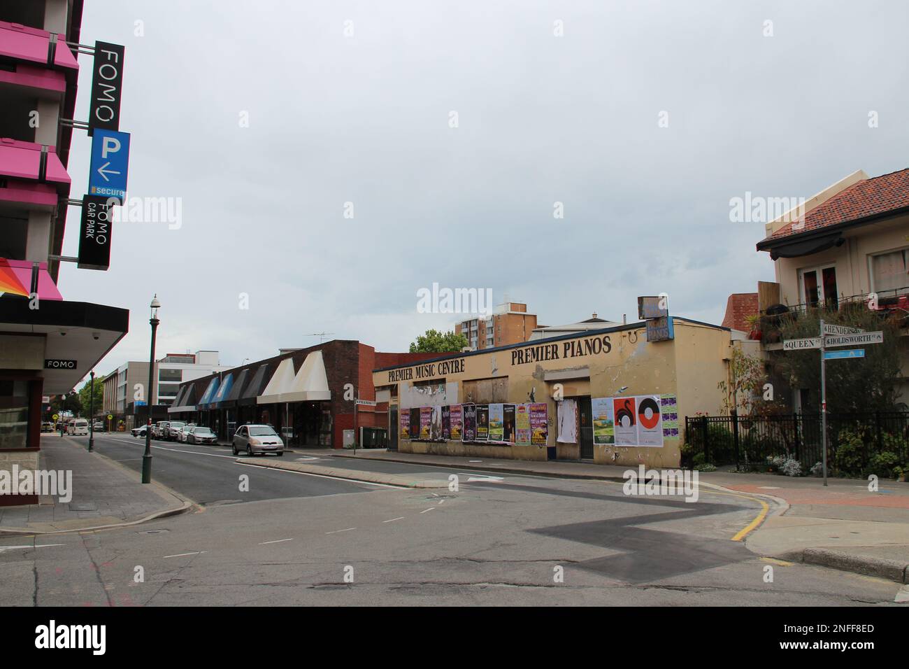 street and buildings in fremantle (australia Stock Photo - Alamy