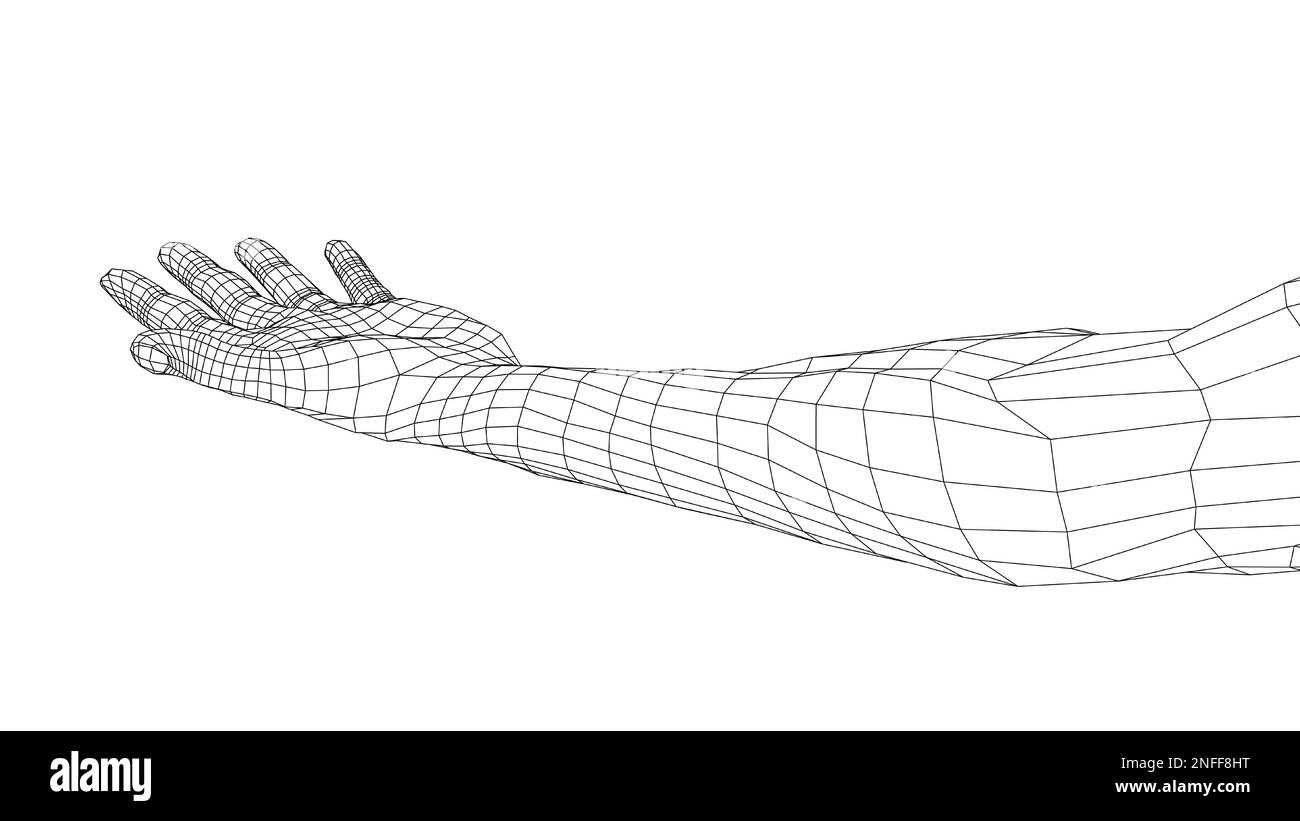 Closeup male hand giving Black and White Stock Photos & Images - Alamy