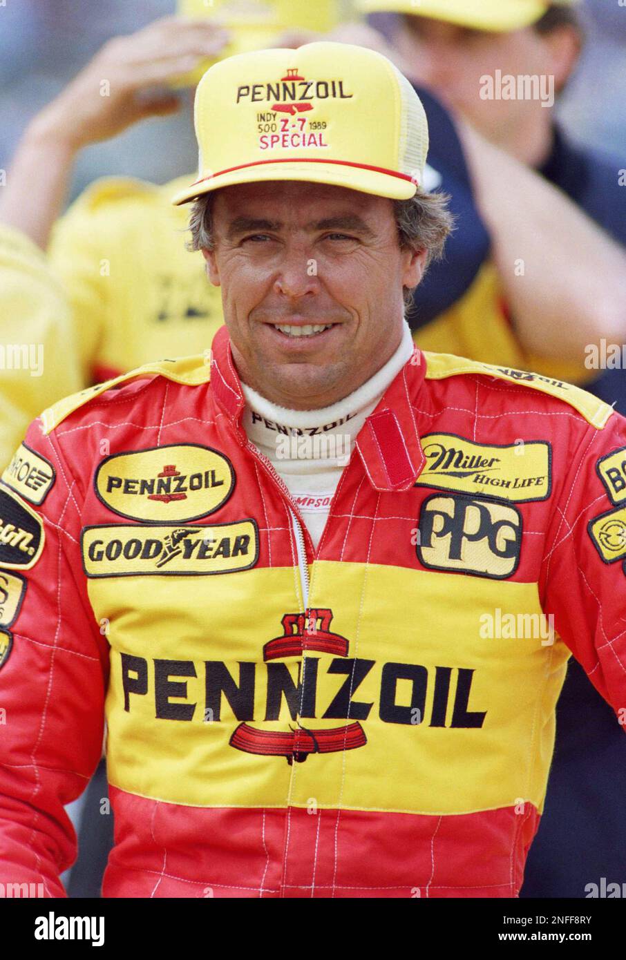 Rick Mears, professional race car driver shown on May 24, 1989. Exact ...