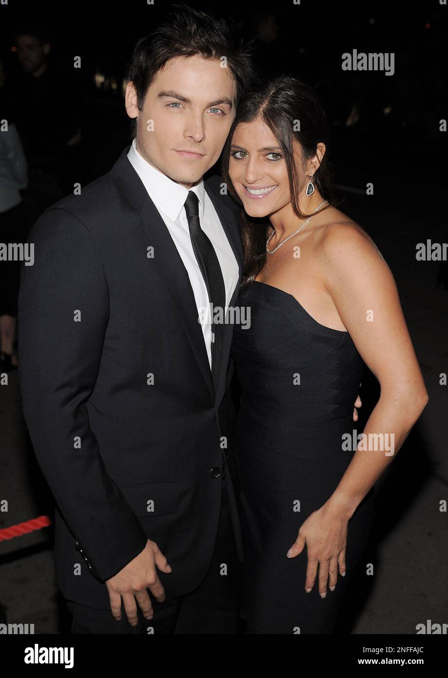 Actor Kevin Zegers and girlfriend Jamie Feld attend a gala screening of ...