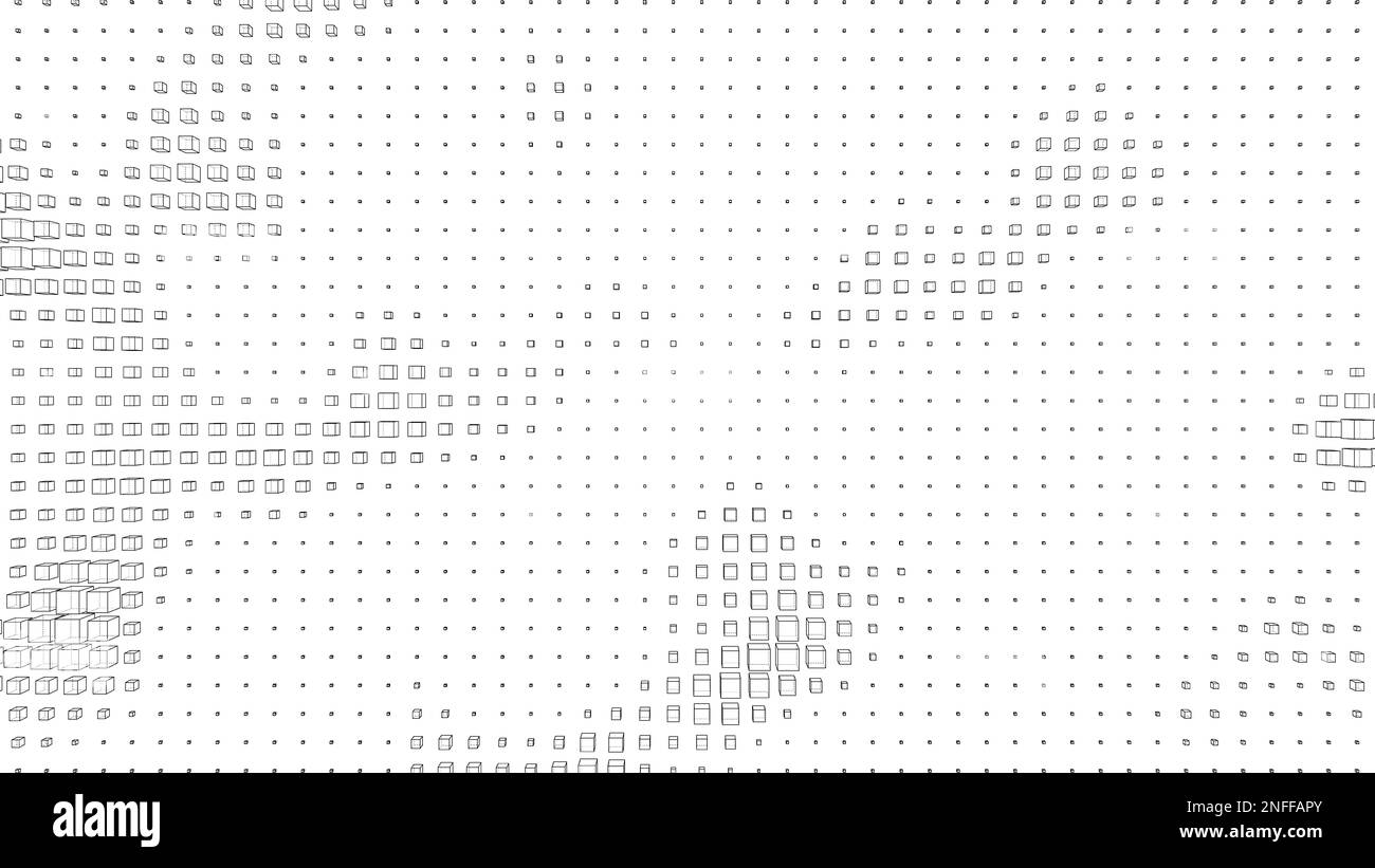 Abstract boxes background Stock Photo - Alamy