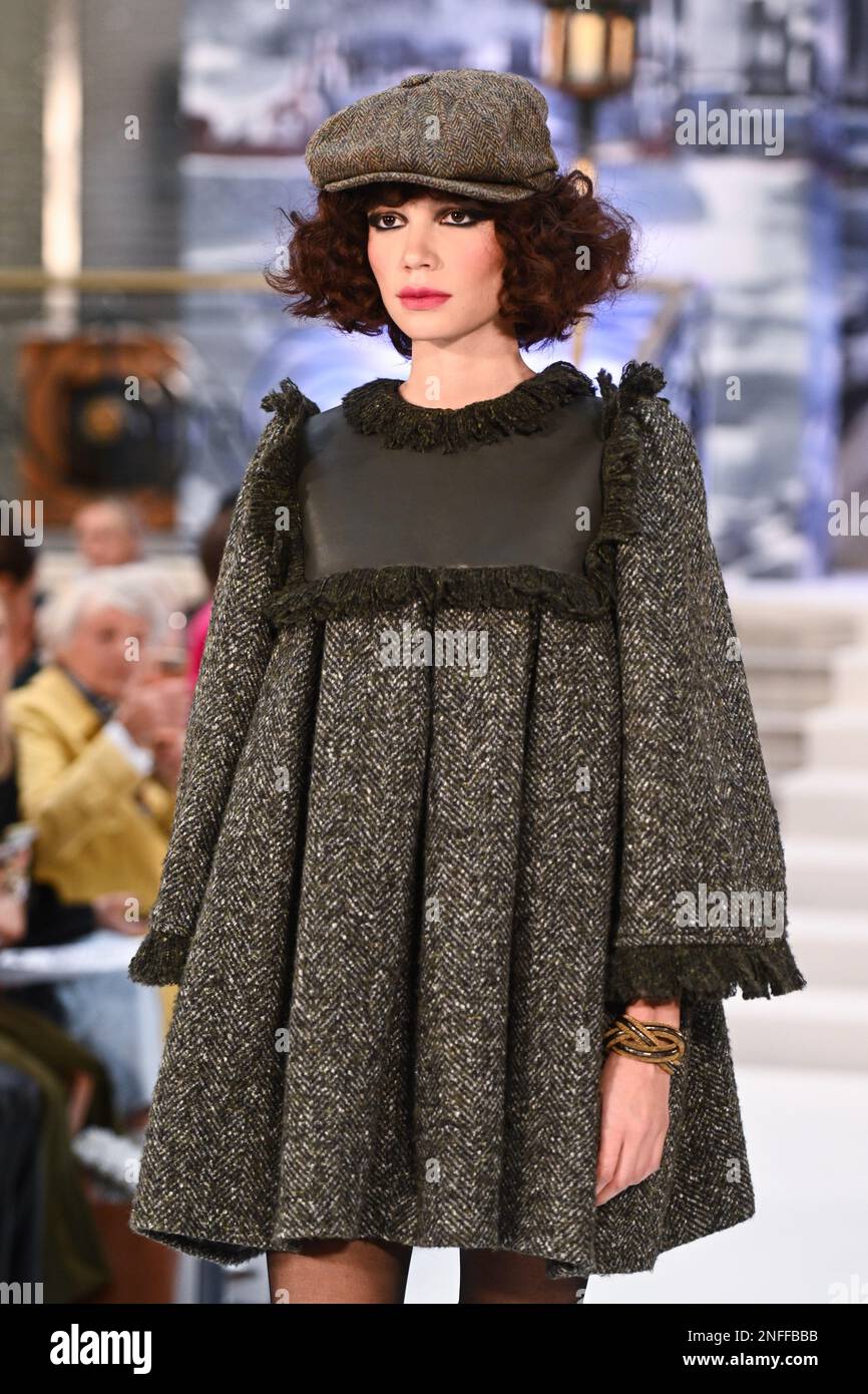 London, UK. 17 February 2023. Models on the catwalk during the Paul ...