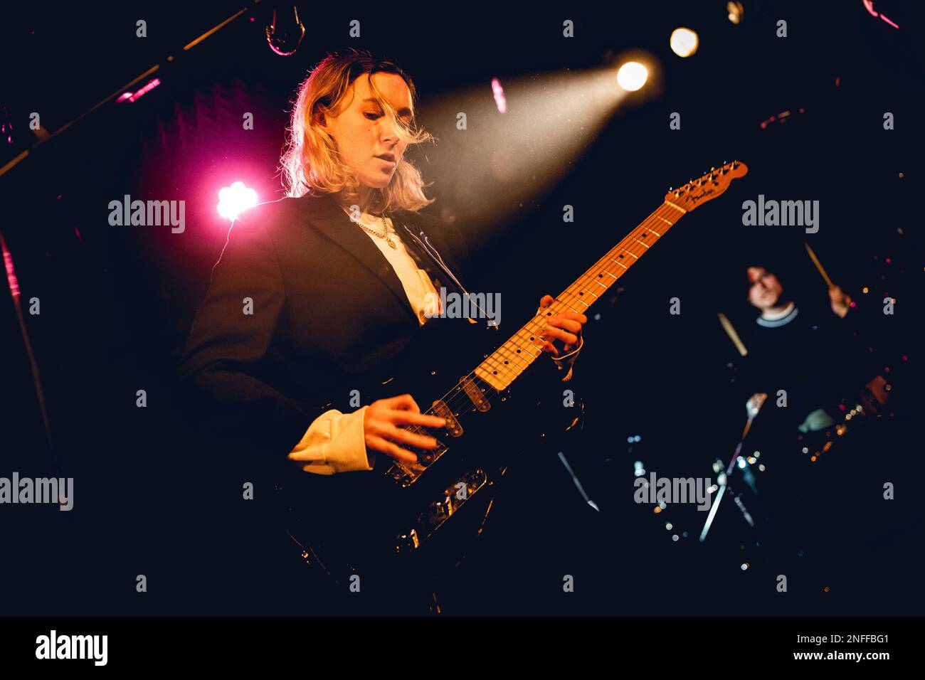 Copenhagen, Denmark. 16th Feb, 2023. The English indie rock band Sorry ...