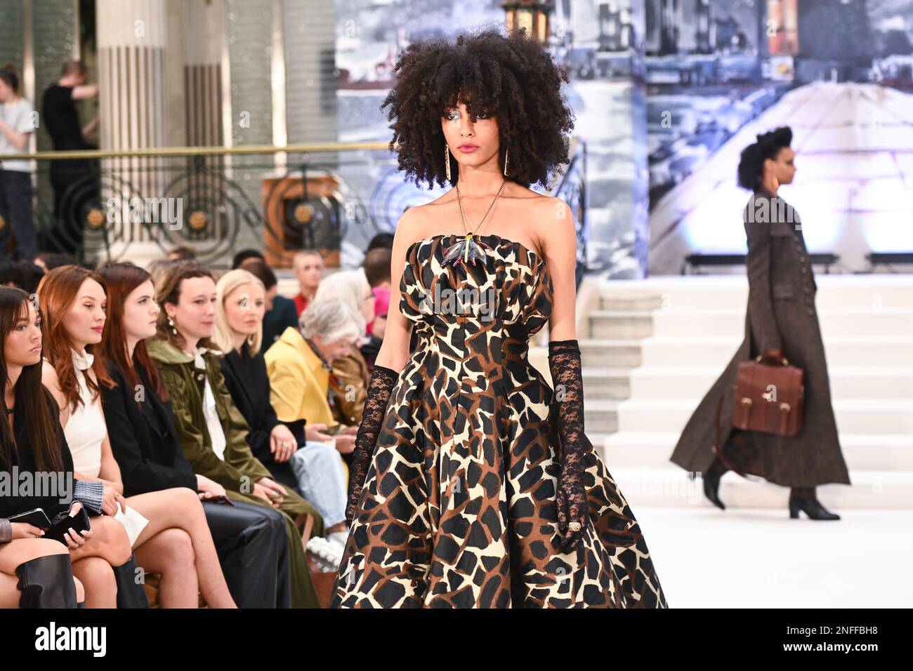 London, UK. 17 February 2023. Models on the catwalk during the Paul ...